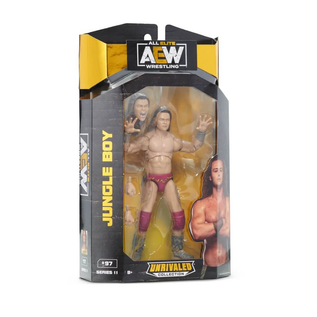 Jazwares AEW Unrivaled Series 11 Jungle Boy – Angel Grove Toys & Collectables