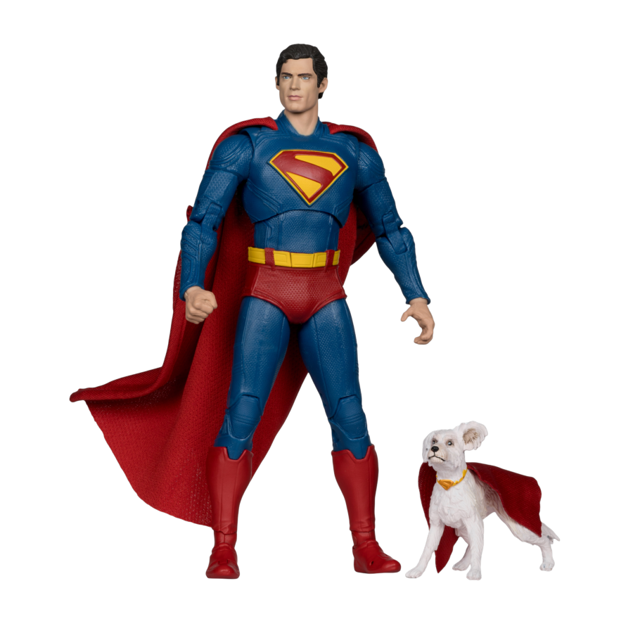 Mcfarlane Toys DC Multiverse Superman Legacy 2025 Superman and Krypto Deluxe Theatrical Edition ...