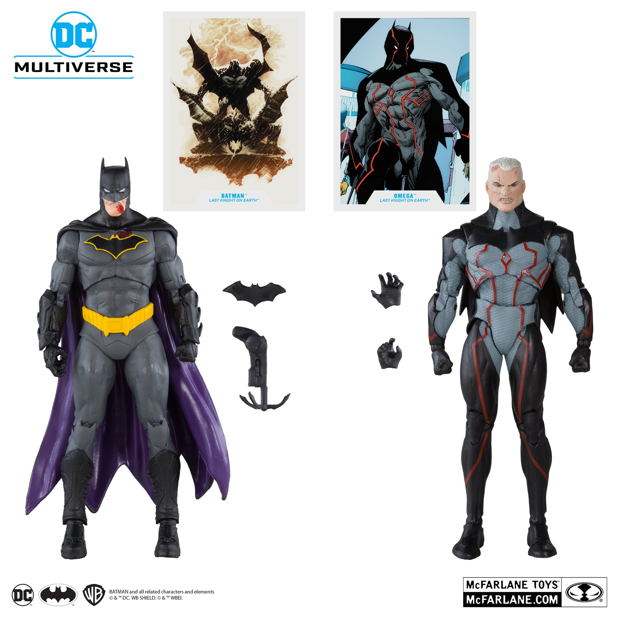 Mcfarlane Toys DC Multiverse - Omega vs Batman 2 Pack (Gold Label ... Mcfarlane Toys DC Multiverse - Omega vs Batman 2 Pack (Gold Label ...