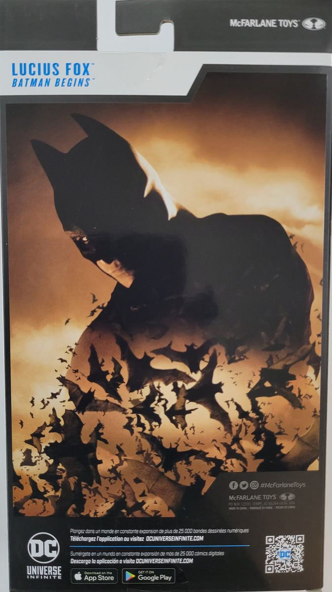 Mcfarlane Toys DC Multiverse - Lucius Fox (Batman Begins) PLATINUM EDI ...