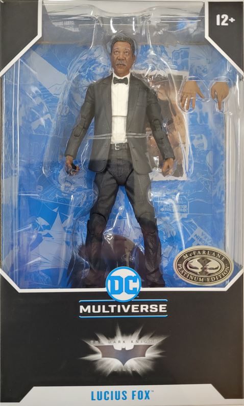 Mcfarlane Toys DC Multiverse - Lucius Fox (Batman Begins) PLATINUM EDI ...