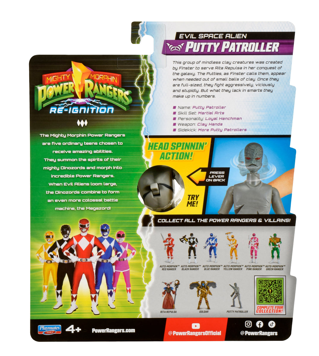 Playmates Toys Mighty Morphin Power Rangers: Re-Ignition Goldar – Angel ...