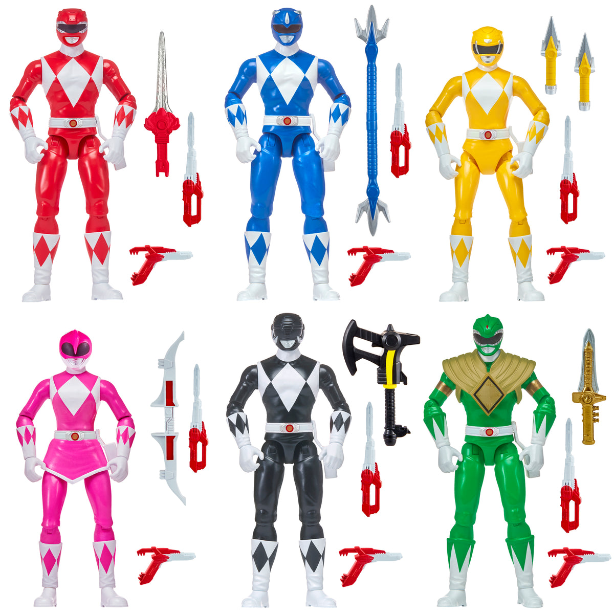 Playmates Toys Mighty Morphin Power Rangers: Re-Ignition Basic Figure ...