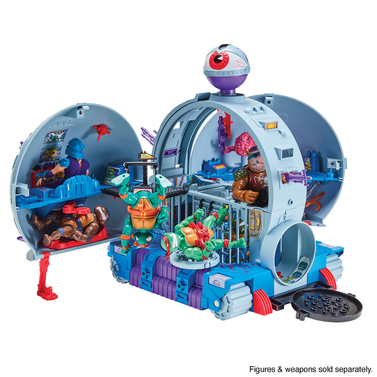 Playmates Teenage Mutant Ninja Turtles TMNT Classic Technodrome Playset ...