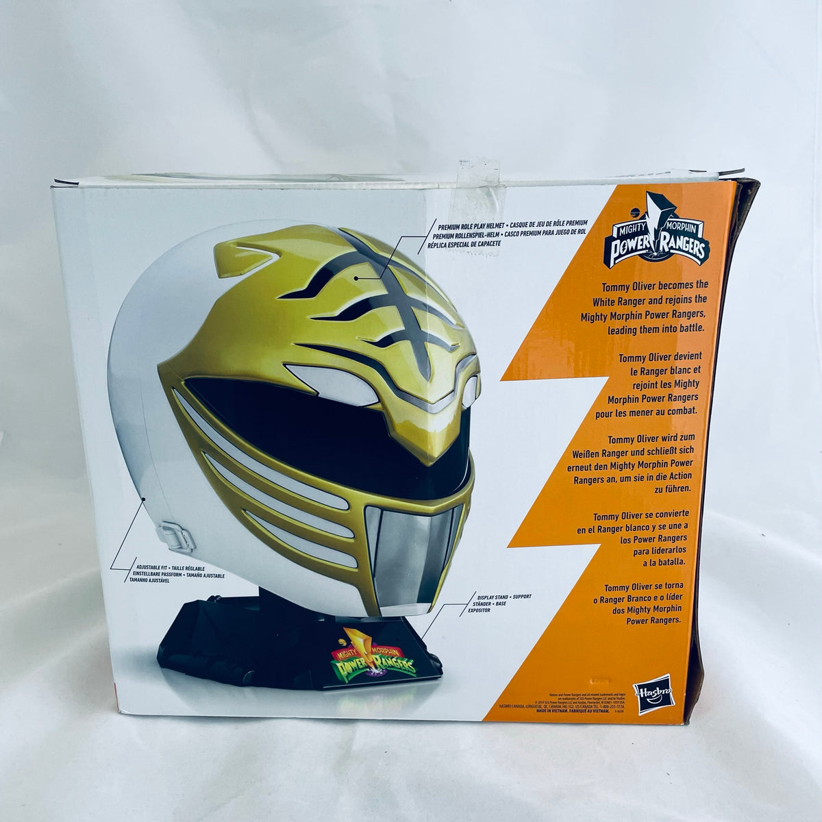 Hasbro Power Rangers Lightning Collection MMPR White Ranger 1:1 Scale ...