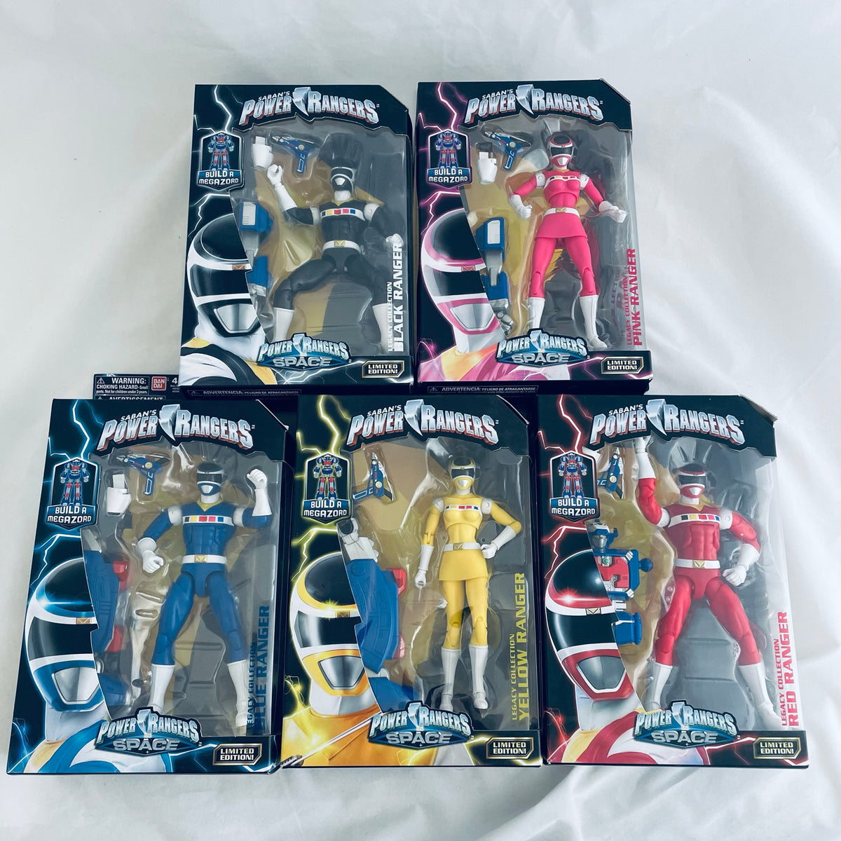 Bandai Power Rangers In Space Legacy Rangers Set – Angel Grove Toys ...