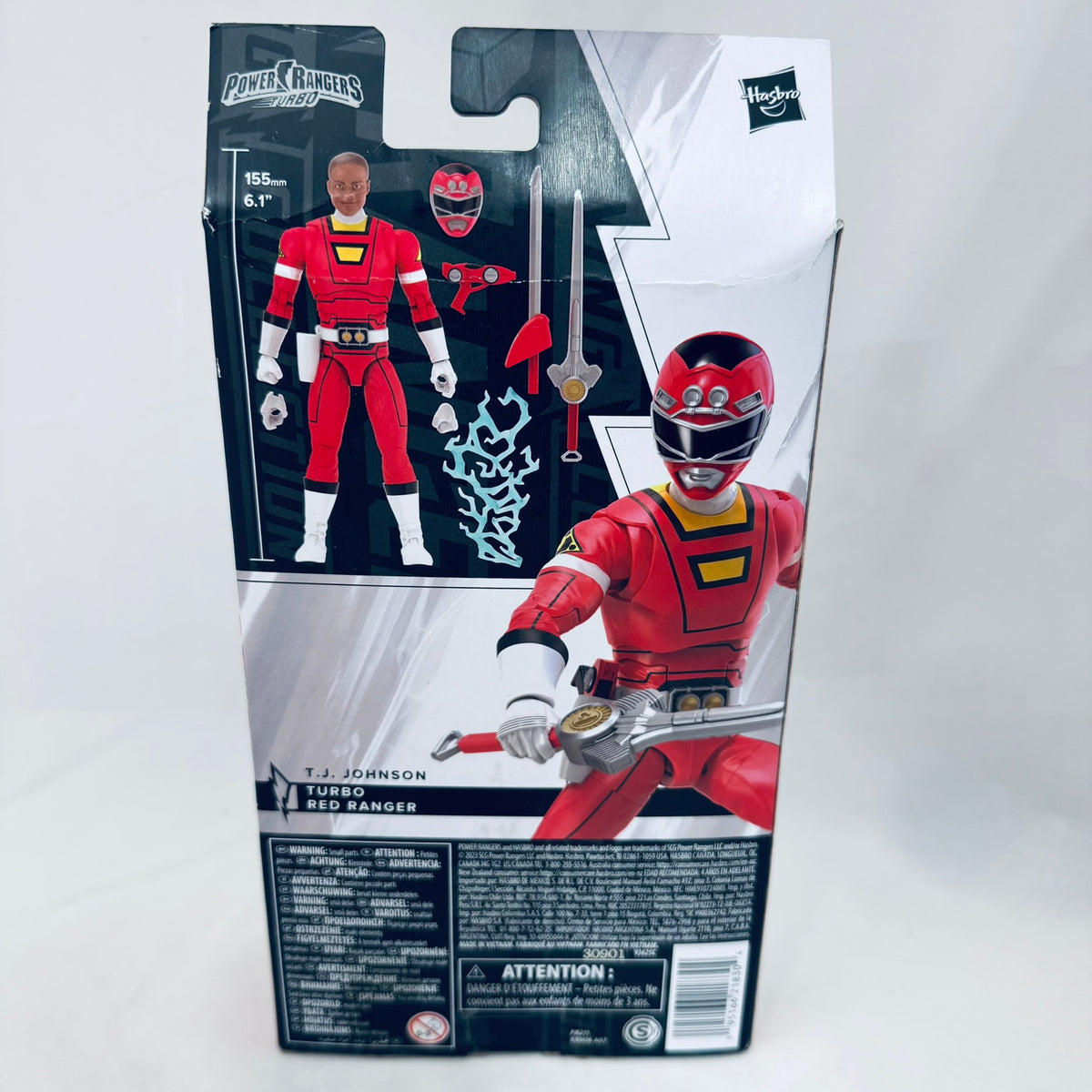 Hasbro Power Rangers Lightning Collection Turbo Red Ranger – Angel ...