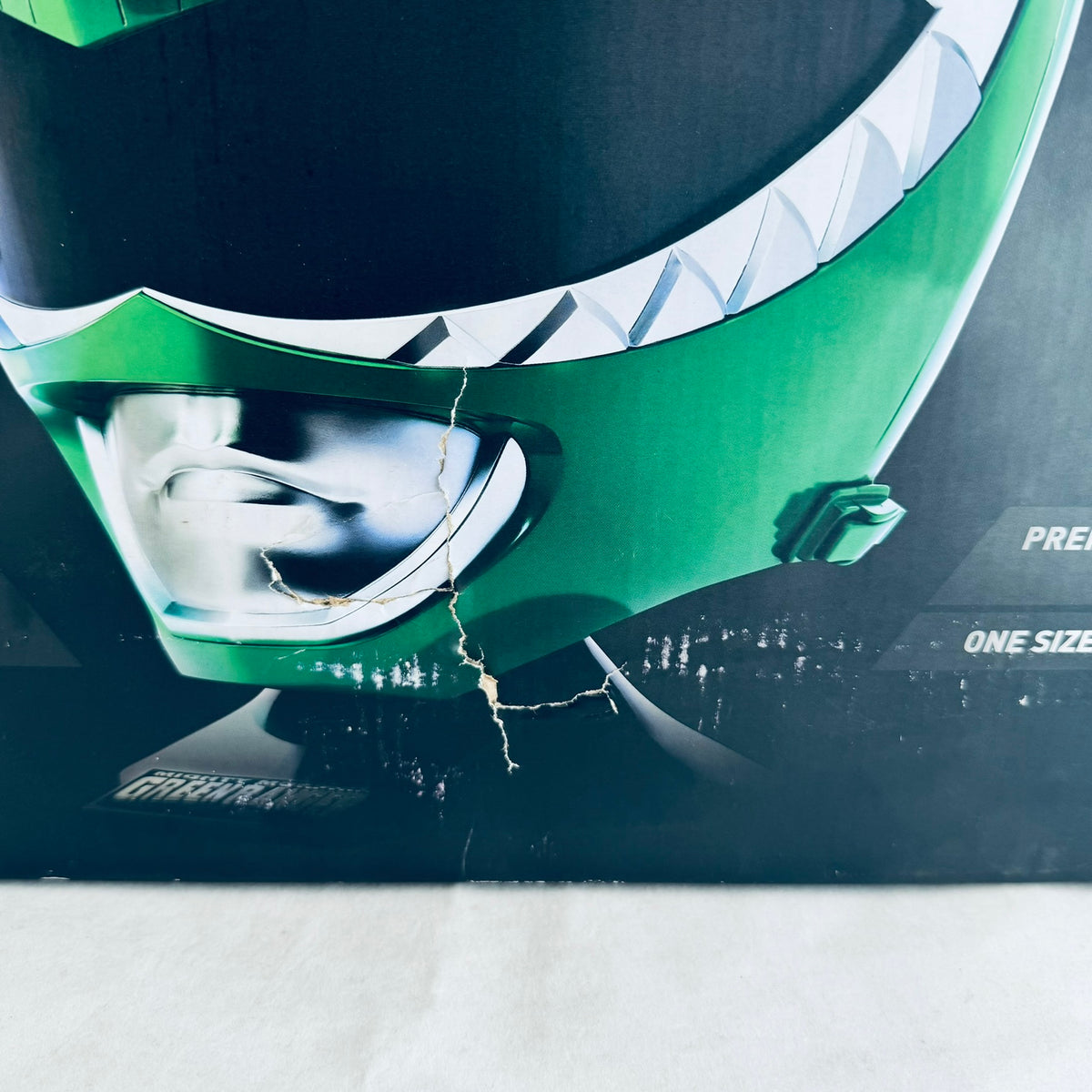 Bandai Mighty Morphin Power Rangers Legacy Green Ranger 1:1 Scale Helm ...