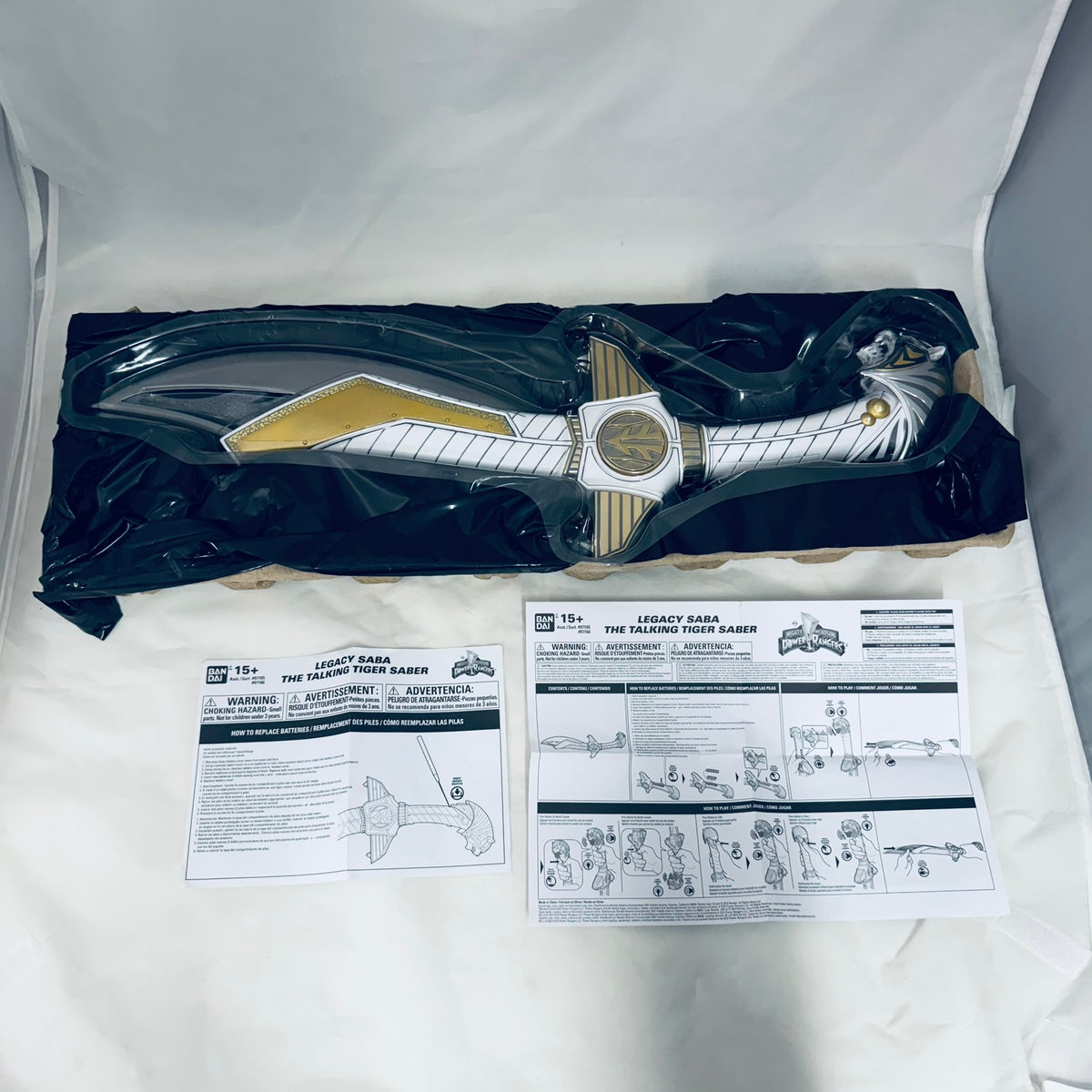 Bandai Mighty Morphin Power Rangers Legacy Saba Sword – Angel Grove ...