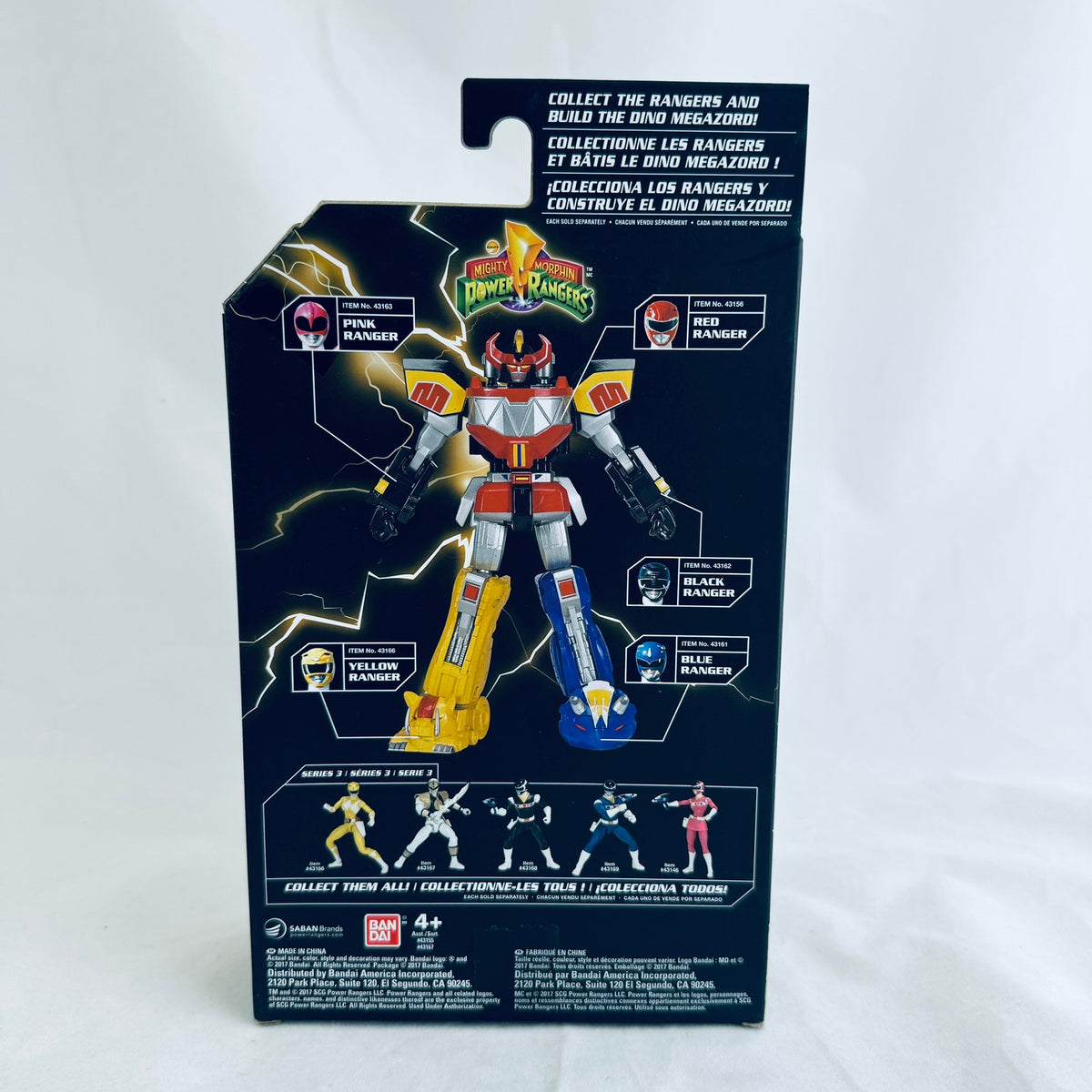 Bandai Mighty Morphin Power Rangers Legacy White Ranger – Angel Grove ...