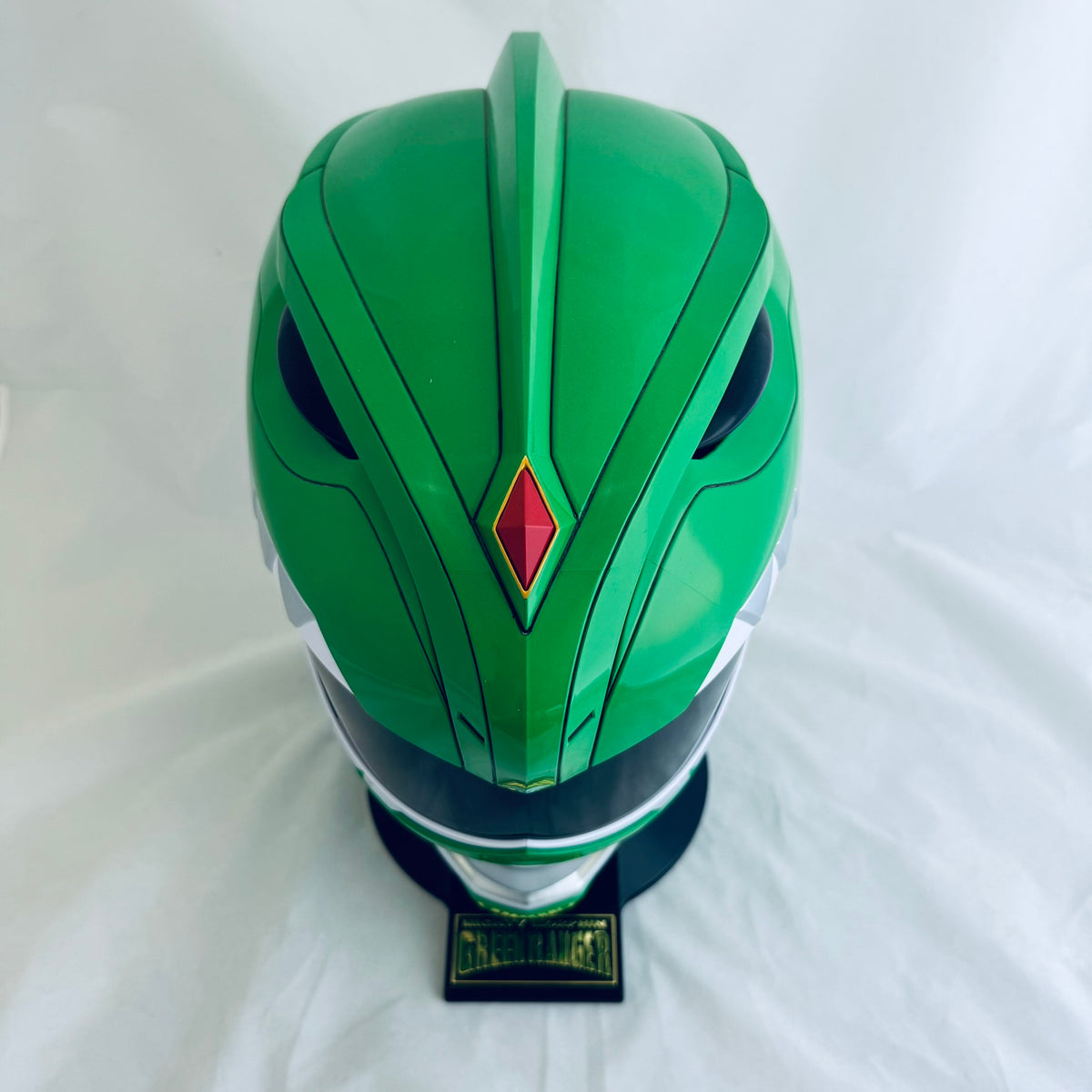 Bandai Mighty Morphin Power Rangers Legacy Green Ranger 1:1 Scale Helm ...