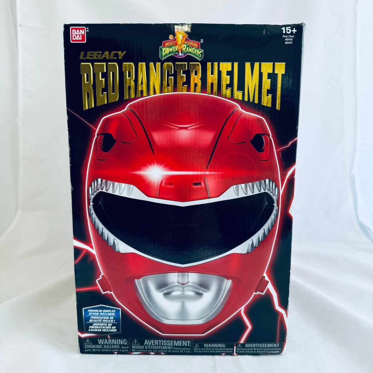 Bandai Power Rangers Legacy Mighty Morphin Red Ranger Helmet – Angel ...