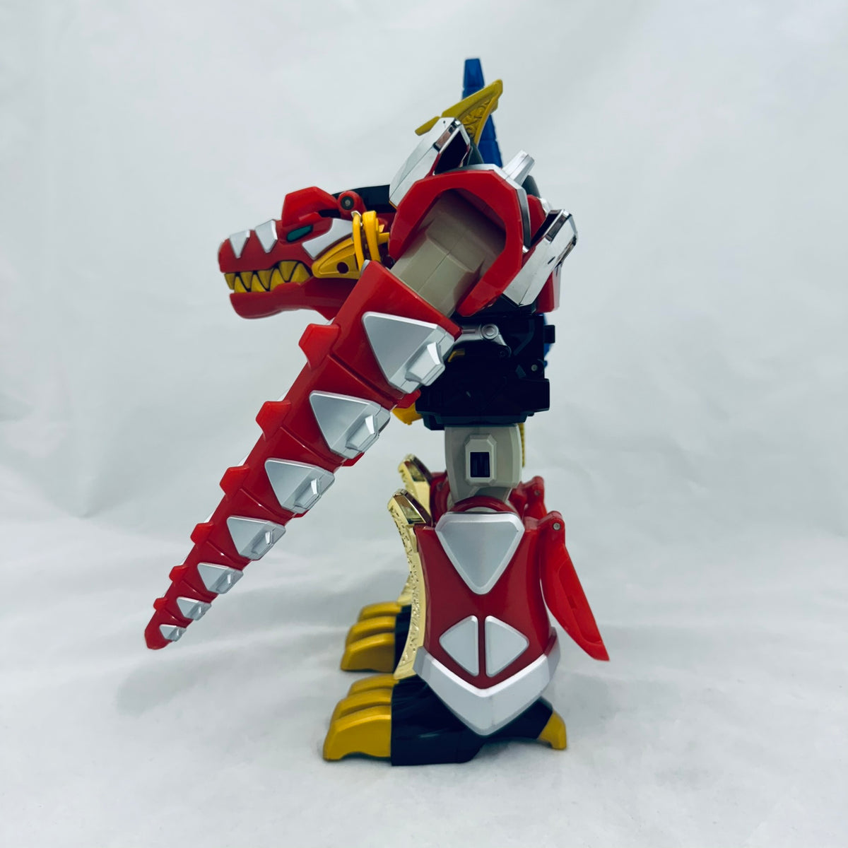 2004 Bandai Power Rangers Dino Thunder Deluxe Thundersaurus Megazord ...