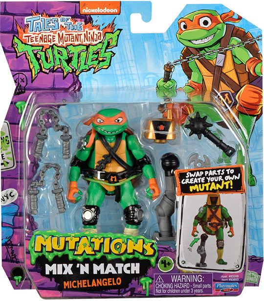 Playmates Teenage Mutant Ninja Turtles Tales of the TMNT Mutations Mix ...