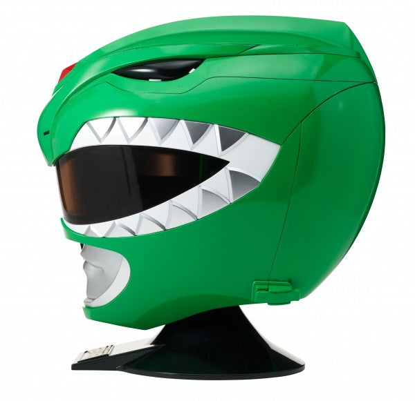 Bandai Mighty Morphin Power Rangers Legacy Green Ranger 1:1 Scale Helm ...