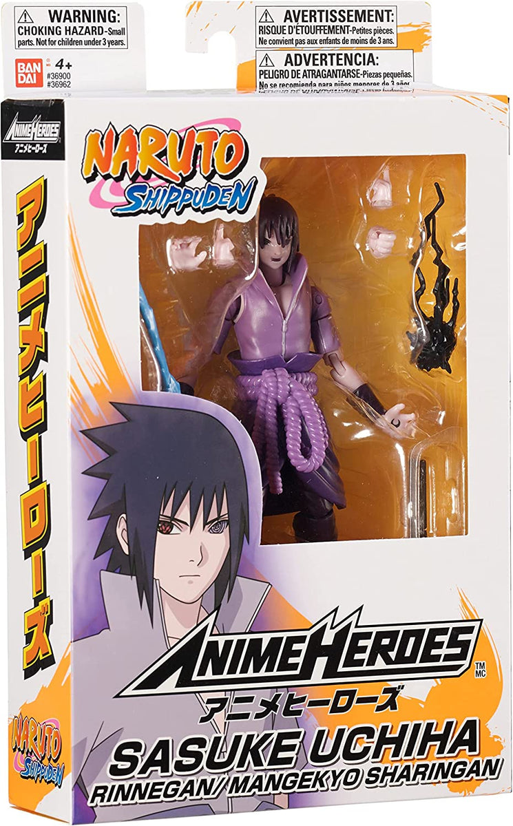 Bandai Naruto Anime Heroes Uchiha Sasuke Rinnegan / Mangekyo Sharingan ...