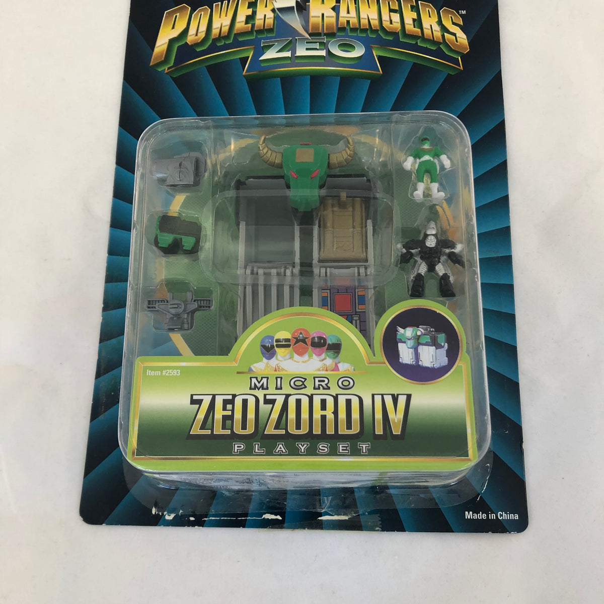 Bandai 1996 Power Rangers Zeo Micro Zeo Zord IV Playset – Angel Grove ...