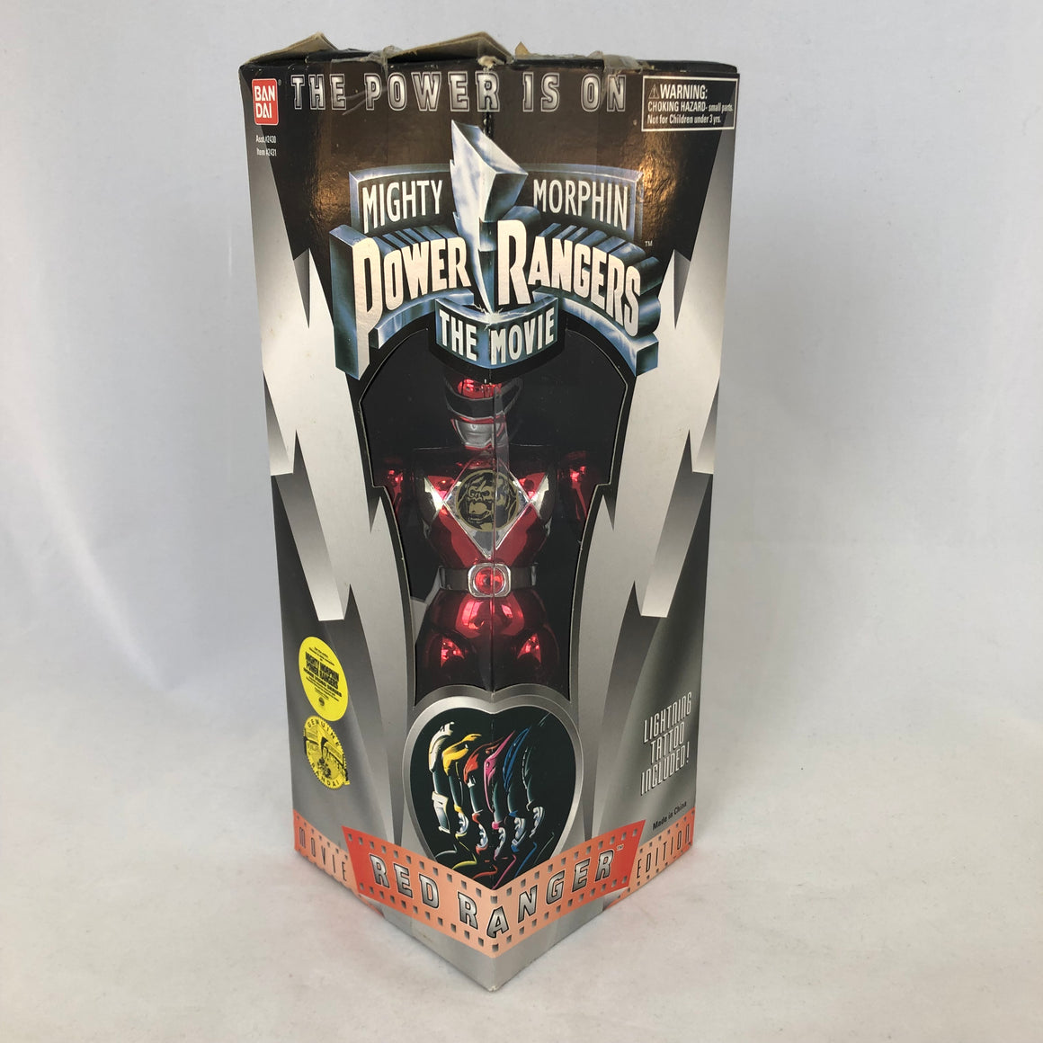 Bandai 1995 Boxed MMPR The Movie 8 Inch Red Ranger – Angel Grove Toys ...