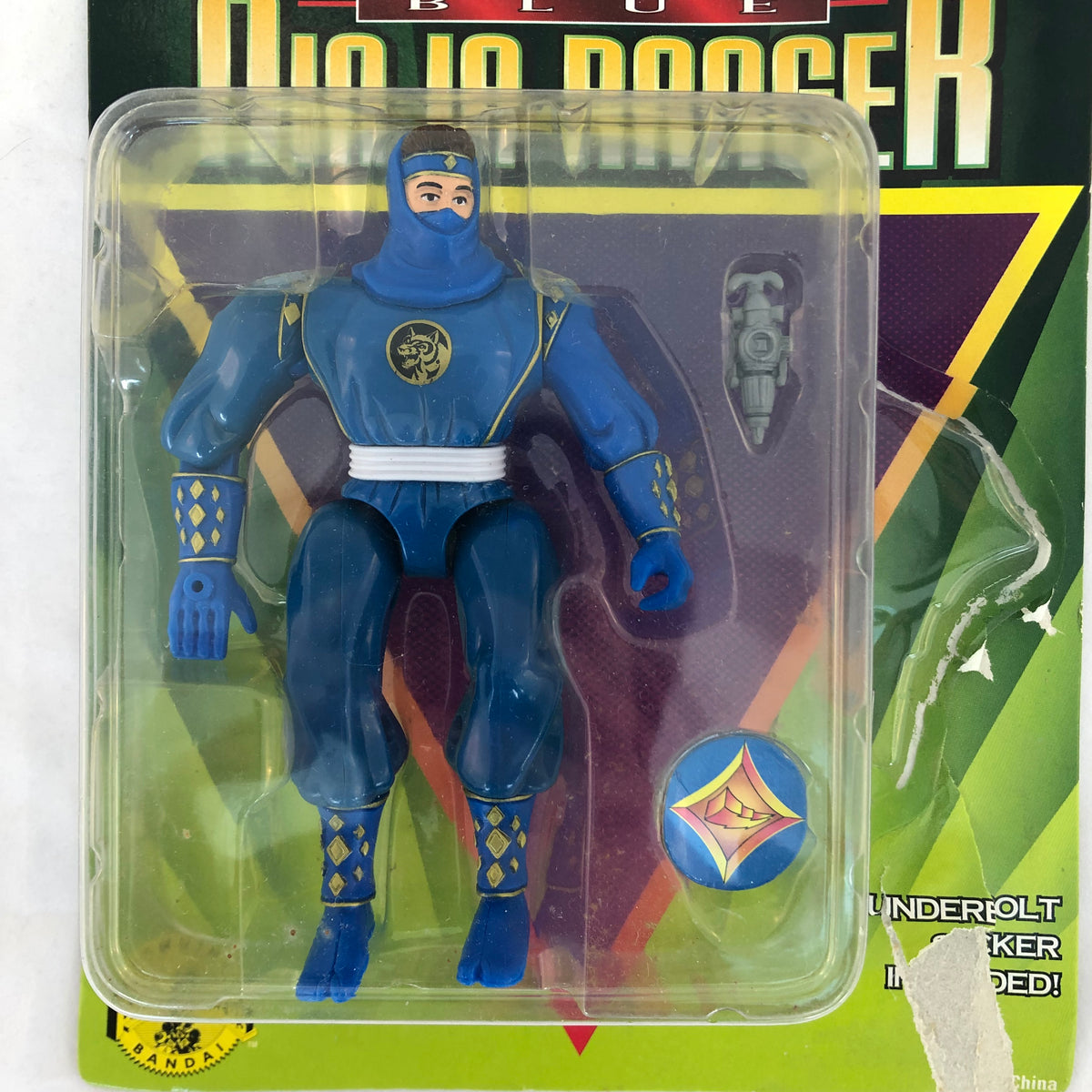 Bandai 1995 MMPR Disc Firing Blue Ninja Ranger – Angel Grove Toys ...