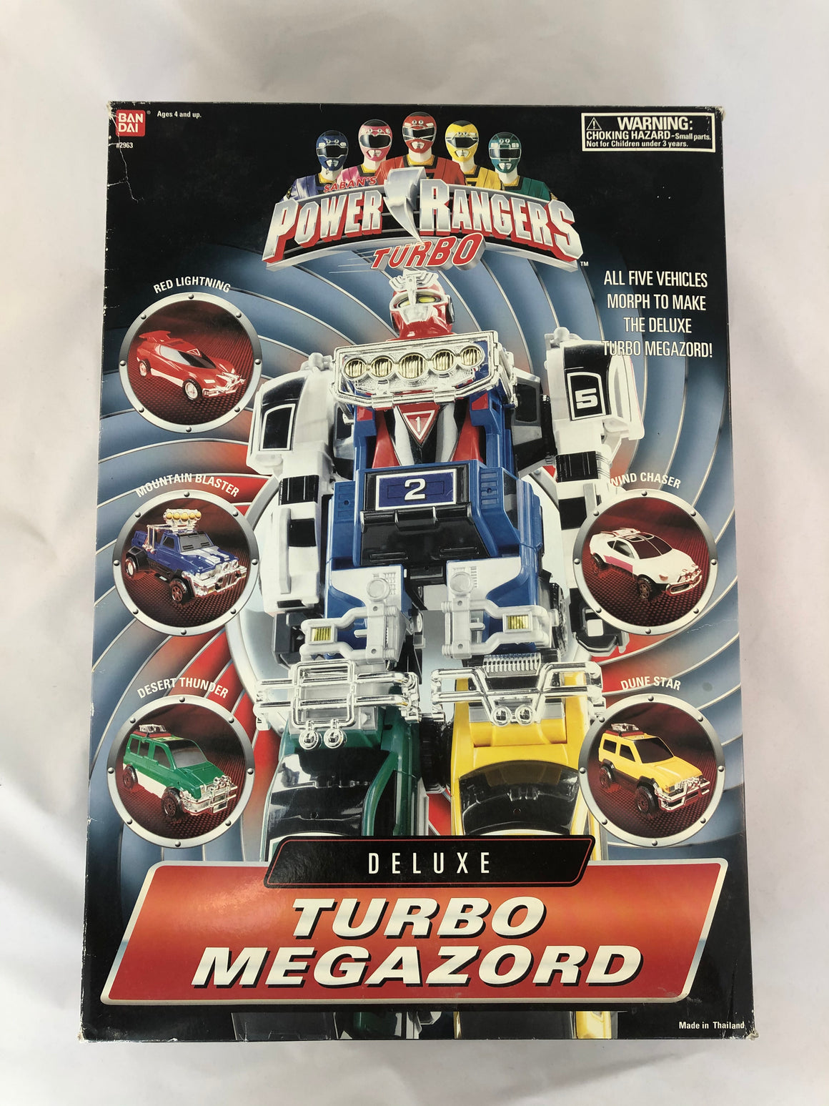 1997 Bandai Power Rangers Turbo Deluxe Turbo Megazord (Boxed) – Angel ...