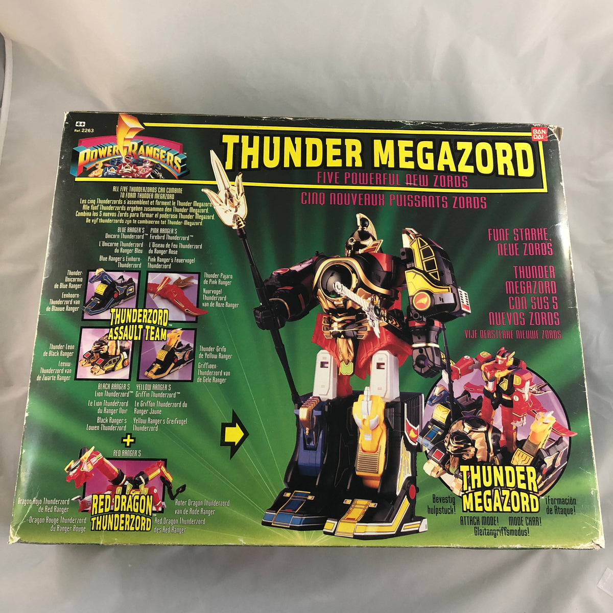 1994 Bandai MMPR Deluxe Thunder Megazord (Boxed) – Angel Grove Toys ...