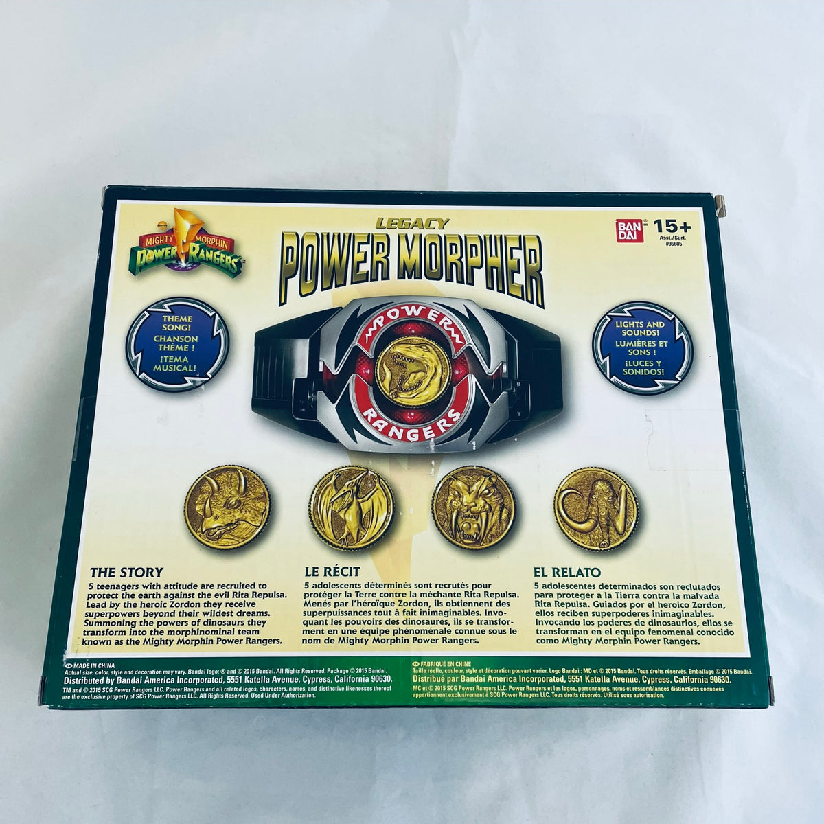 Bandai Mighty Morphin Power Rangers Legacy Power Morpher (With Signatu ...