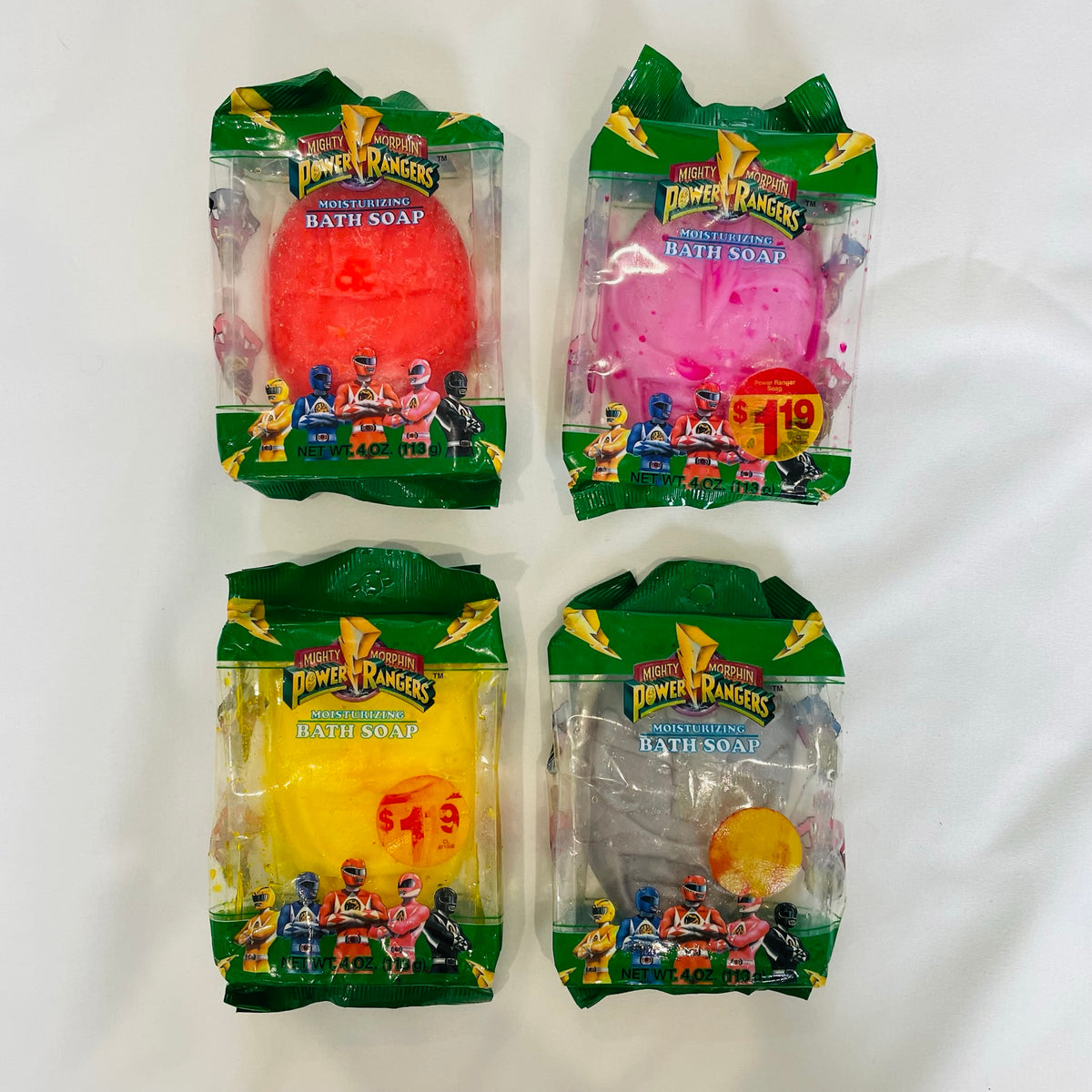 Rovar Soap Company 1994 Mighty Morphin Power Rangers Soap Set – Angel ...