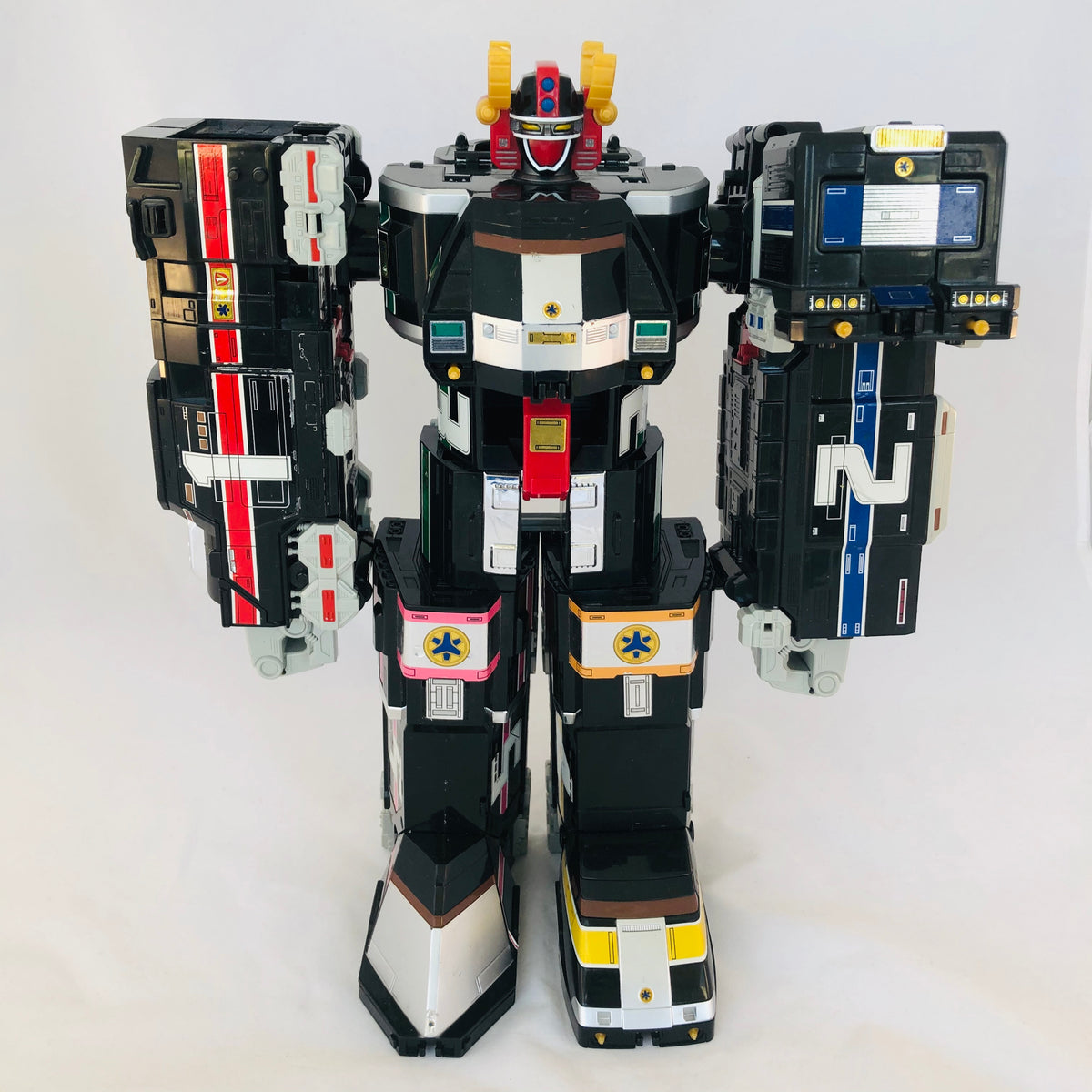 Bandai 2000 Power Rangers Lightspeed Rescue Deluxe Supertrain Megazord ...