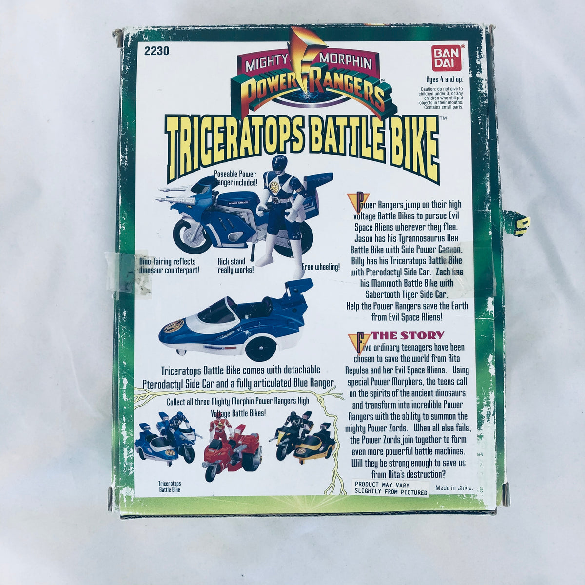 Bandai 1993 MMPR Triceratops Battle Bike – Angel Grove Toys & Collectables