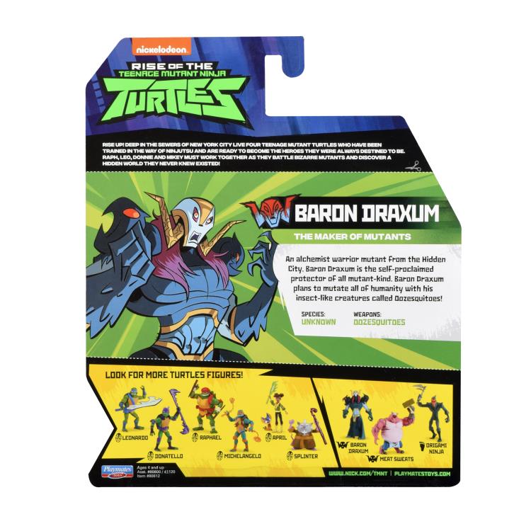 Playmates Rise of The TMNT Basic Baron Draxum – Angel Grove Toys ...