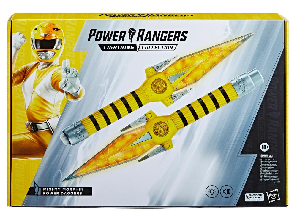 Power Rangers Lightning Collection Mighty Morphin Yellow Ranger Power ...