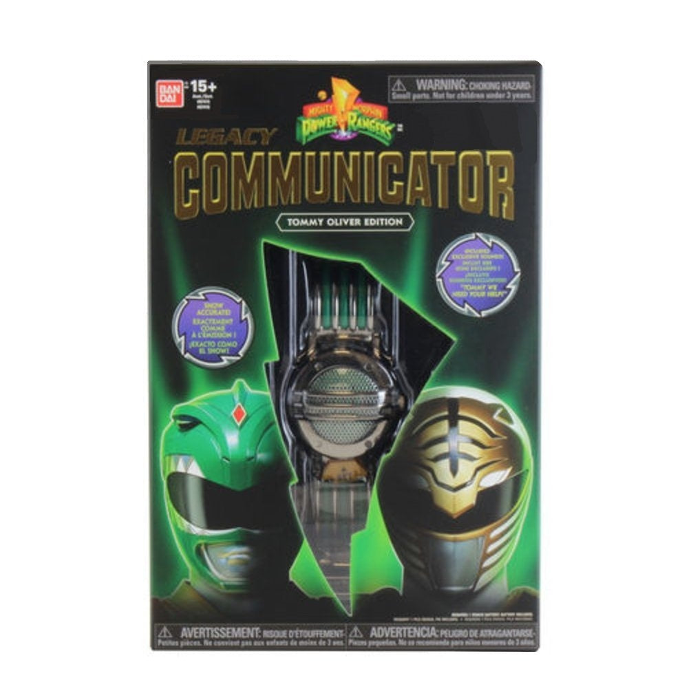 Bandai Mighty Morphin Power Rangers Legacy Communicator Tommy Oliver E ...
